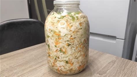 Старата сурова туршия Кисела кайма Зелева салата в буркан бърза рецепта за домашна туршия
