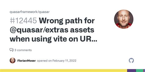 Wrong Path For Quasar Extras Assets When Using Vite On URLs Other Than