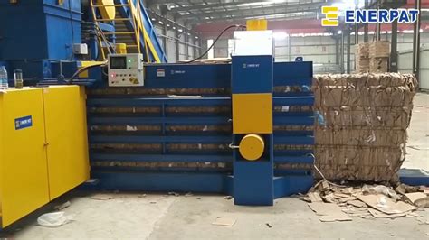 Enerpat Full Automatic Horizontal Baler Cardboard Baling Press Prensa