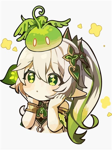 Dendro Archon Genshin Impact Nahida Slime Sticker For Sale By