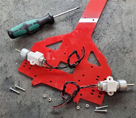 Gear Motor Robot Body Assembly JSumo