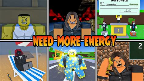 Roblox Need More Energy [ Full Walkthrough All Endings ] Youtube