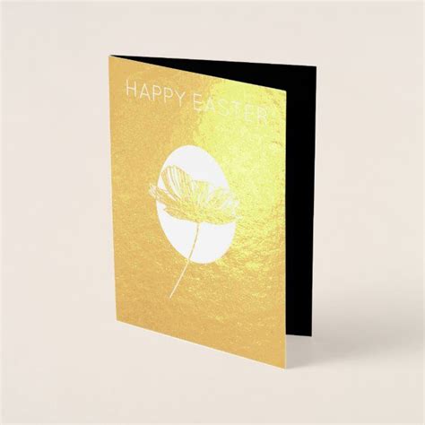 Happy Easter Leaf Greeting Card