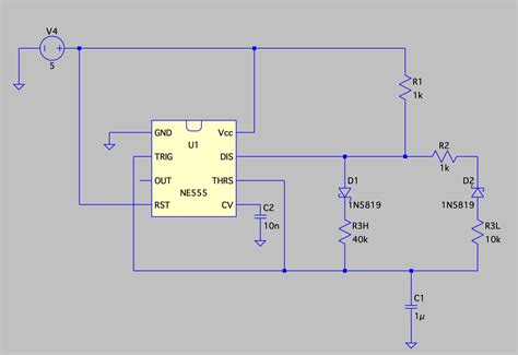 Why Does The Pwm Frequency Vary On The 555 Timer Electrical