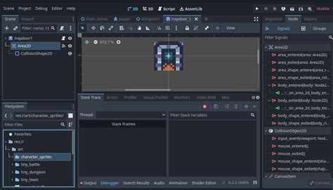 Add Area D Behaviour In A Tilemap Help Godot Forum