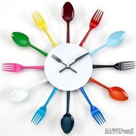 Панно, часы и крючки из ненужных столовых приборов МК | МАCTЕРскаЯ
