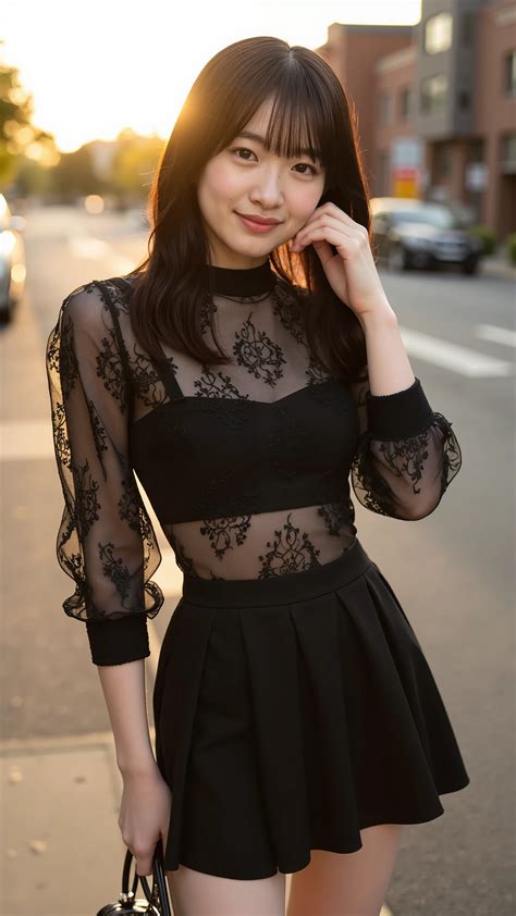 A High Resolution Photograph Of A Japanese Young Woman Magic