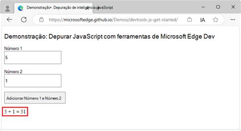 Introdução à Depuração Do Javascript Microsoft Edge Developer Documentation Microsoft Learn