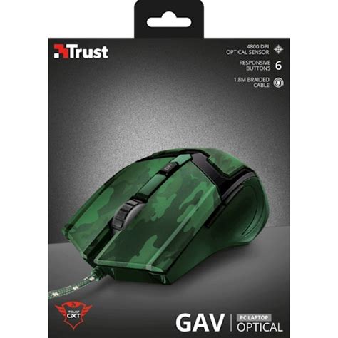 მაუსი Gxt 101d Gav Optical Gaming Mouse Jungle Camo 22793 22793