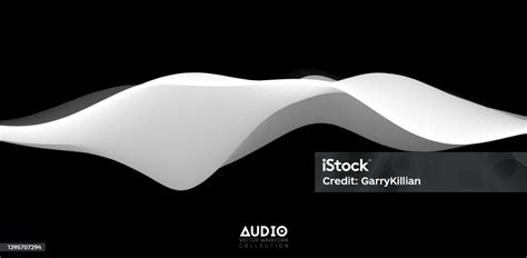 음파 시각화 3d 흑백 솔리드 파형 음성 샘플 패턴 3차원 형태에 대한 스톡 벡터 아트 및 기타 이미지 3차원 형태 건강