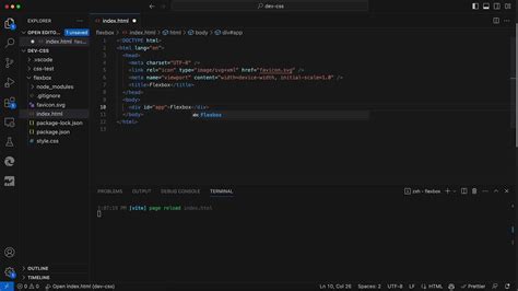 Flexbox In Css And Html Setting Up The Initial Project