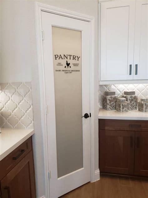 Pantry Door Glass Inserts Iron Garden Decor