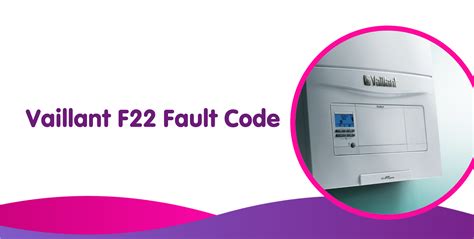 Vaillant F Fault Code Fix F Low Pressure On Vaillant Boiler