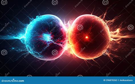 Collision Of Particles Stock Image CartoonDealer Com