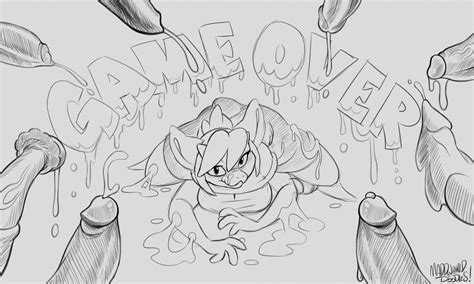 Rule 34 All Fours Animal Genitalia Animal Penis Anthro Bodily Fluids Bukkake Cloak Clothing