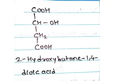 2 Hydroxy Butane 14 Dioic Acid Pdf