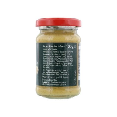 Lien Ying Asian Spirit Knoblauch Ingwer Paste Mild