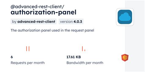 advanced rest client authorization panel cdn by jsdelivr a cdn for