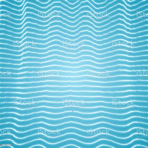 웨이브 배경입니다 그리드 리플 추상적인 벡터 일러스트입니다 3d 기술 스타일입니다 도트 그림입니다 입자를 가진 네트워크 디자인입니다 0명에 대한 스톡 벡터 아트 및 기타