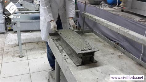 Concrete Beam Prepration For Flexural Test Civilferba