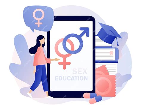 Premium Vector Sexual Education App Sexual Health Lesson For Tiny