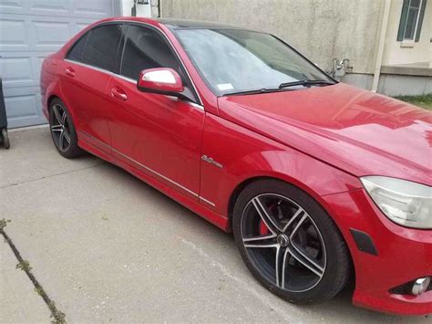 Red 2008 Mercedes Benz C Class Automatic Sedan For Sale Mercedescarplace