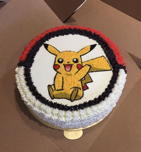 Pikachu Birthday Cake Pikachu Cake Pokemon Birthday Cake Cupcake Cakes