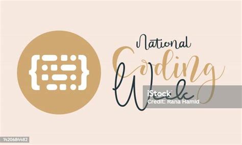 매년 9월에 관찰되는 전국 코딩 주간의 벡터 일러스트 레이 션 디자인 개념 2022년에 대한 스톡 벡터 아트 및 기타 이미지 2022년 2023년 2024년 Istock