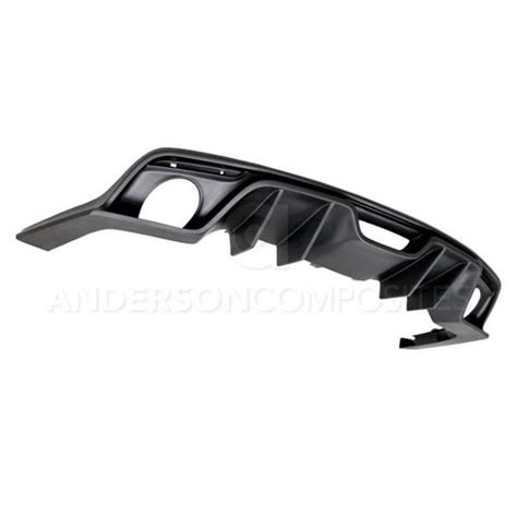 Anderson Composites 15 16 Ford Mustang Type Ar Fiberglass Rear Diffuser