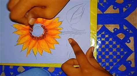 Sun Flower Art සූරියකාන්ත මලක් අදිමු Art Sunflower Wallart Trending Viral Roomdecor Srilanka