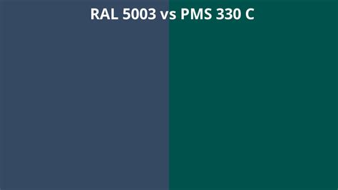 Ral 5003 Vs Pms 330 C Ral Colour Chart Uk