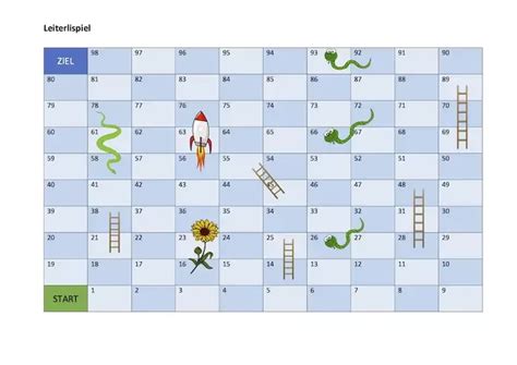 Leiterlispiel Vorlage Kostenlos Herunterladen Word Excel Pdf