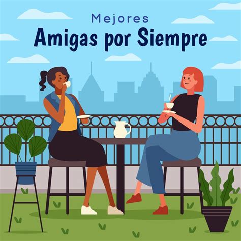Free Vector Flat Illustration For Dia Del Amigo Celebration