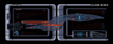 25th Century Galaxy Class Msd Uss Saturn By Lcarsgfx On Deviantart