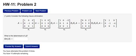 Solved HW Problem Previous Problem Problem List Next Chegg Com