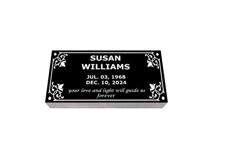 Medium Flat Marker 24 X 12 Traditional Headstones