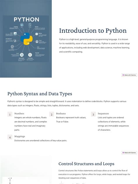 Introduction To Python Programming Pdf Control Flow Method