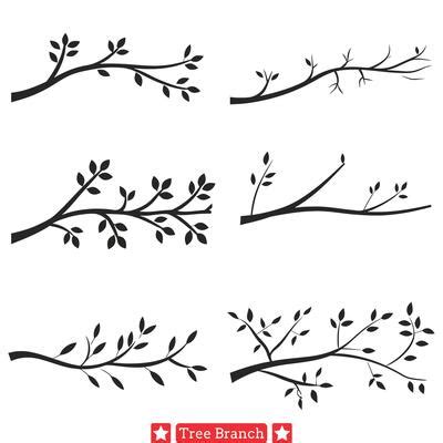 Tree Branch Outline Vector Art Icons And Graphics For Free Download