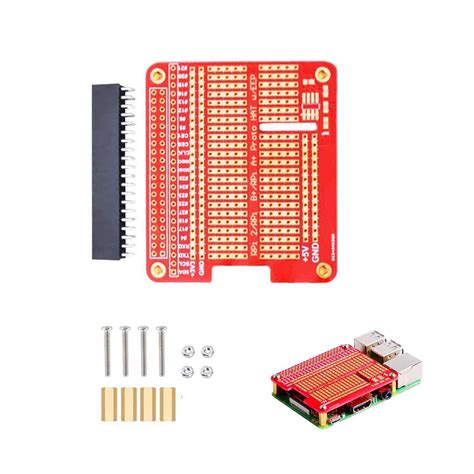 Buy Pastall Prototype Breakout DIY Breadboard PCB Shield Board For Raspberry Pi B A