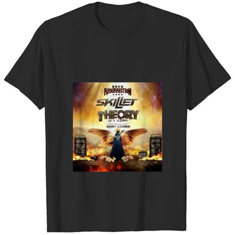 Rock Resurrection Tour Theory Of A Deadman Skillet T Shirt Sold By M