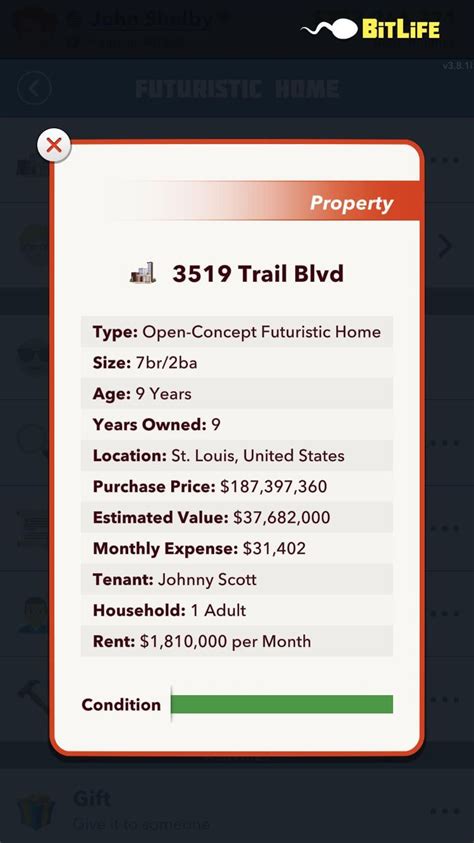 Properties Lost Value After I Updated Rbitlifeapp