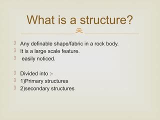 Primary Structures Geology PDF
