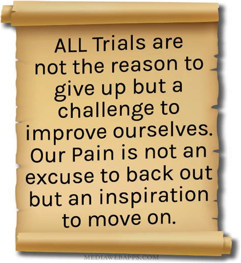 Trials Quotes Quotesgram