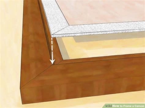 How To Frame A Canvas With Pictures WikiHow