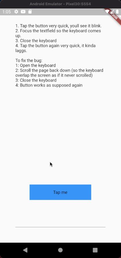 app becomes slow when screen got scrolled back by closing keyboard · issue 77171 · flutter