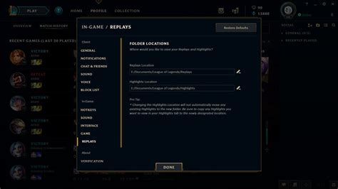 League Of Legends Replays And Highlights Save Location Pwrdown