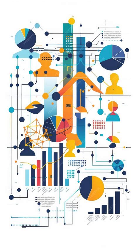 Illustration Of A Demographic Chart With Ai Text Integrated Into The Design On A White