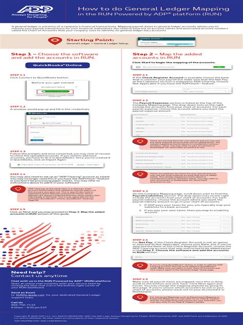 Online Infographic Gl Mapping Pdf Quick Books Payroll