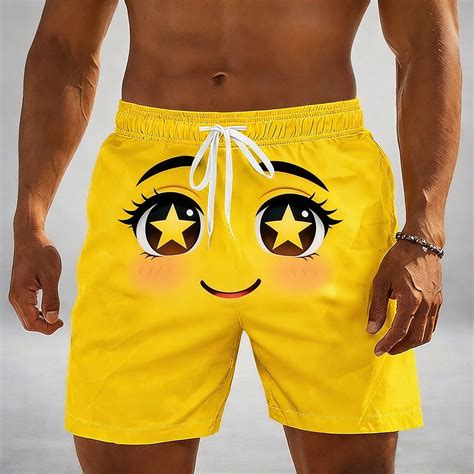 Xijuren Mens Shorts Stylish Summer Mens Swim Trunks Quick Dry Beachwear