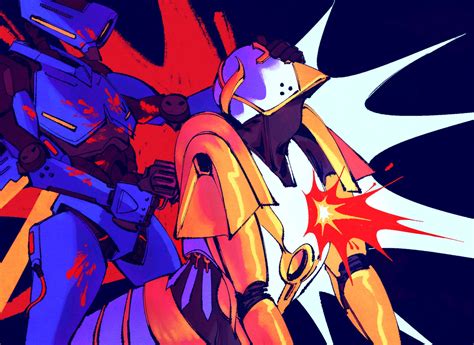 V1 And Gabriel Ultrakill Drawn By Milkymolle Danbooru